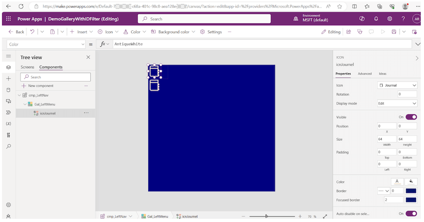 Powerapps Reusable Component For Left Or Top Navigation